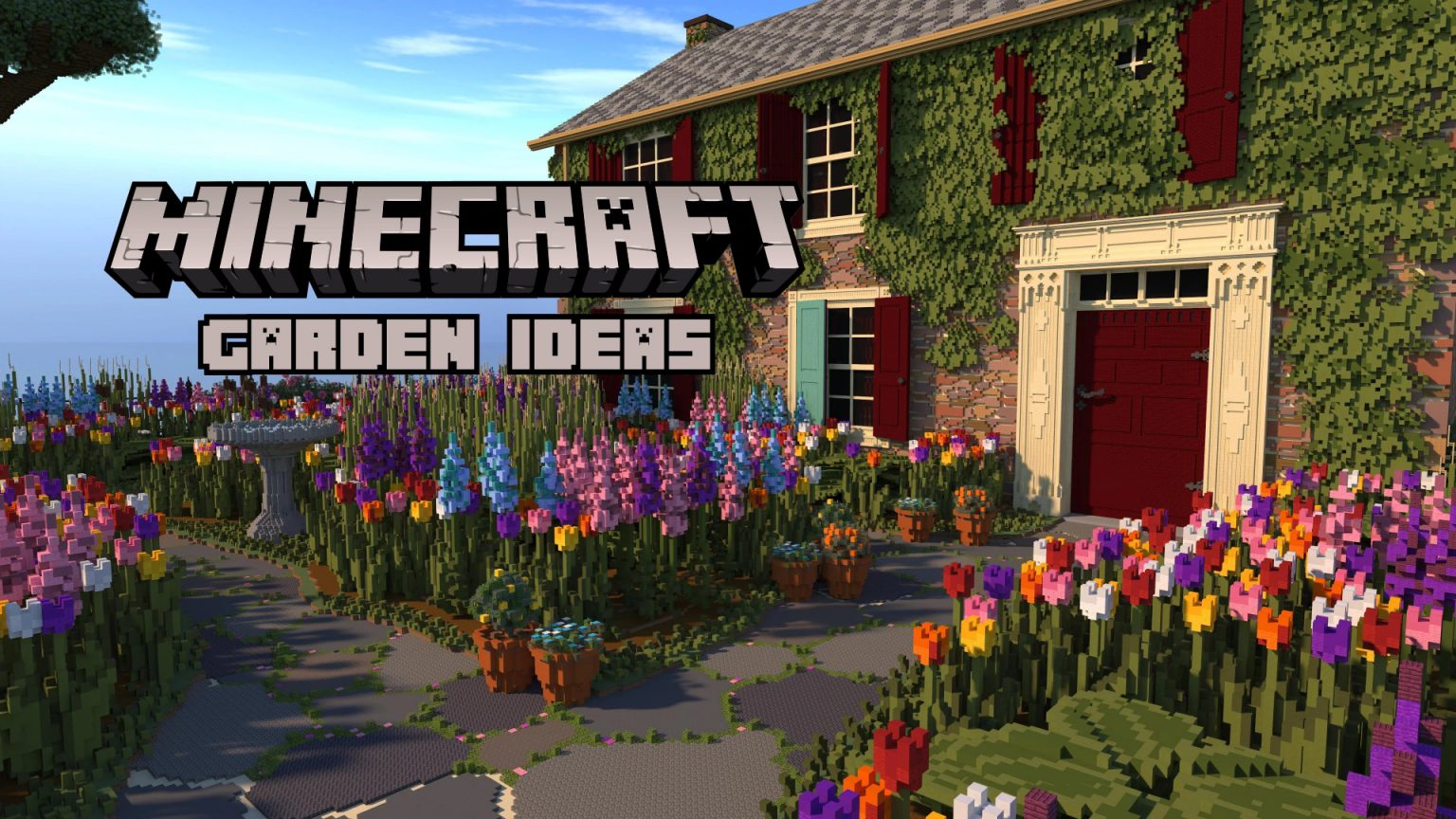 10 Amazing Minecraft Garden Ideas In 2022 [Must Try]